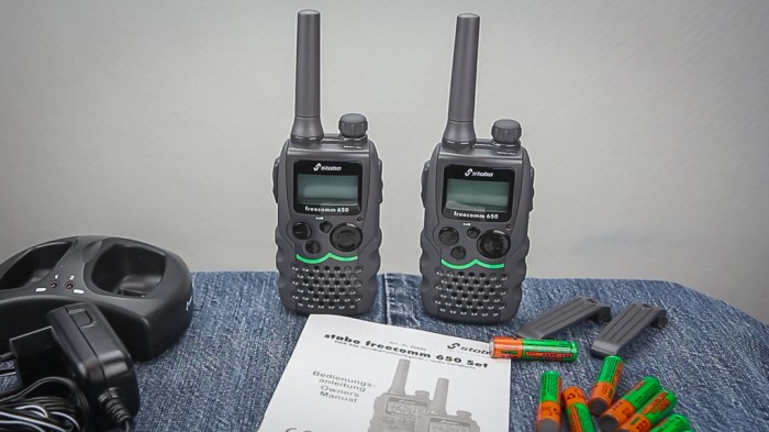 Das Stabo Freecomm 650 PMR Funkgerät im Test
